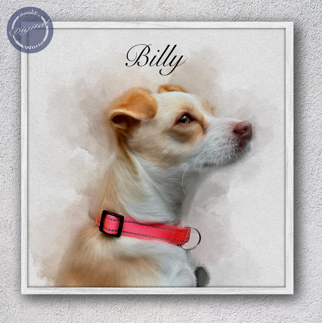 Custom Pet and Human Portraits | Hand-drawn Dog, Cat, Family Artwork ...