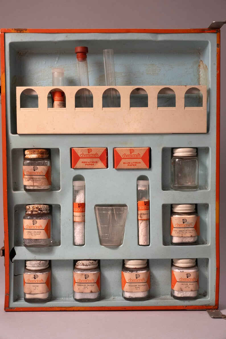 1958 Chemcraft Chemistry Combination Lab With Microscope. Beautiful ...