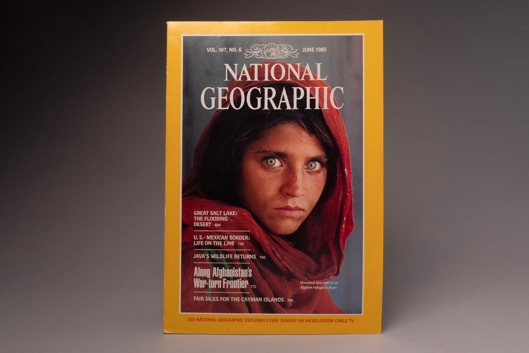 National Geographic Magazine - "afghan Girl" - June 1985, Vol 167 No 6 ...