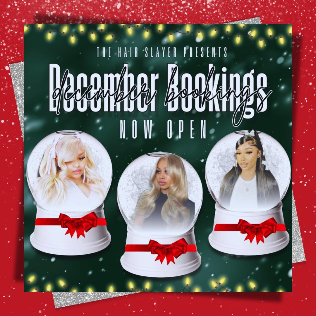 December Bookings Open, Editable Canva Flyer Template - Etsy