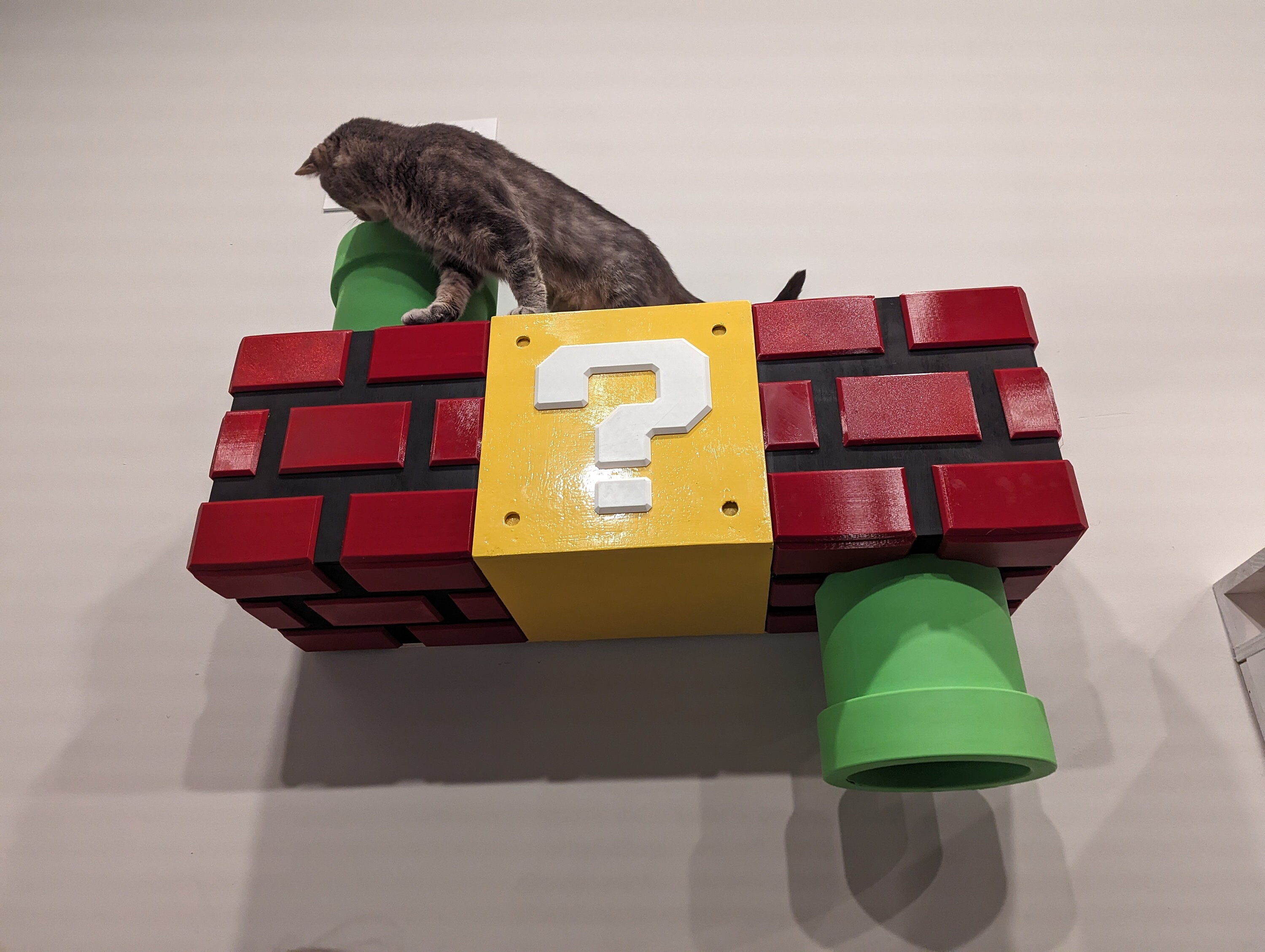 Mario Block Shelf With Pipes - Etsy