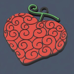 One Piece Inspired Devil Fruit Ornaments- 3 Size Multi Pack - Etsy