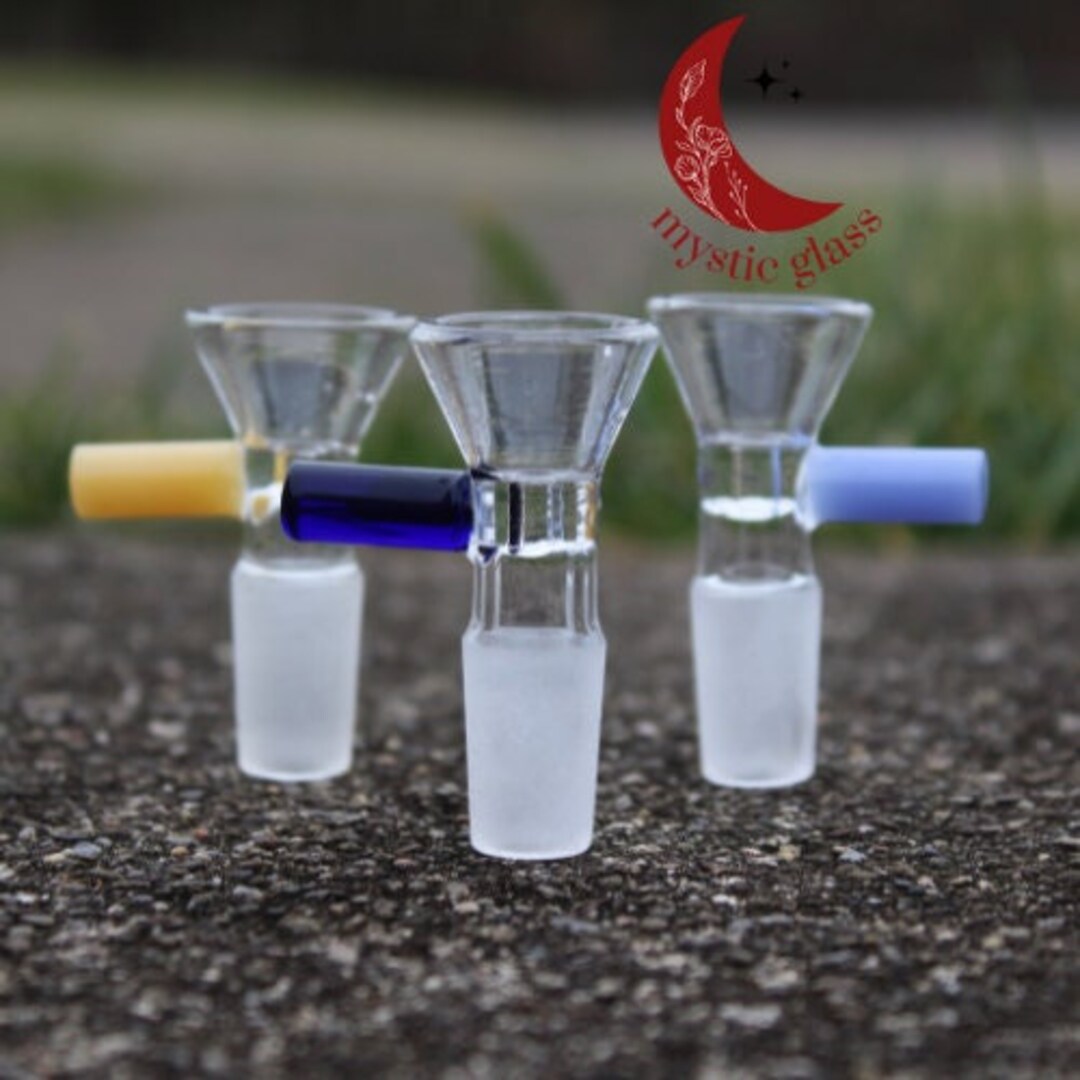 14mm Clear Glass Male Funnel Slide Replacement Bowl With - Etsy