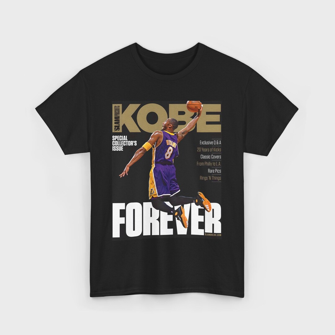 Kobe Bryant Forever Shirt Black Mamba Tee NBA Los Angeles Lakers ...