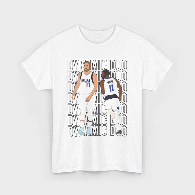 Luka Doncic and Kyrie Irving Dynamic Duo Shirt NBA Dallas Mavericks ...