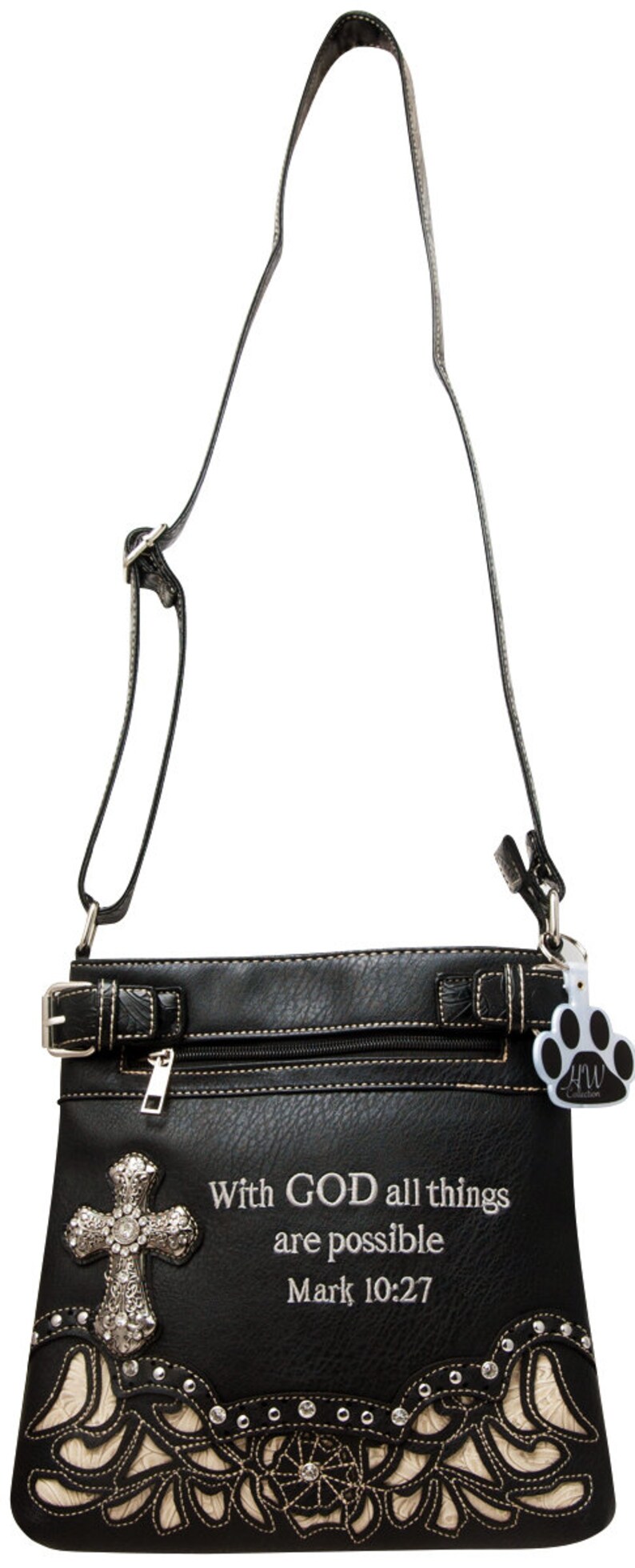 Bible Verse Purse Gifts Western Style Crossbody Bags for Women Handbag ...