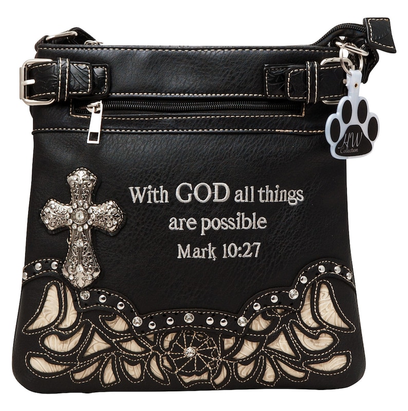 Bible Verse Purse Gifts Western Style Crossbody Bags for Women Handbag ...