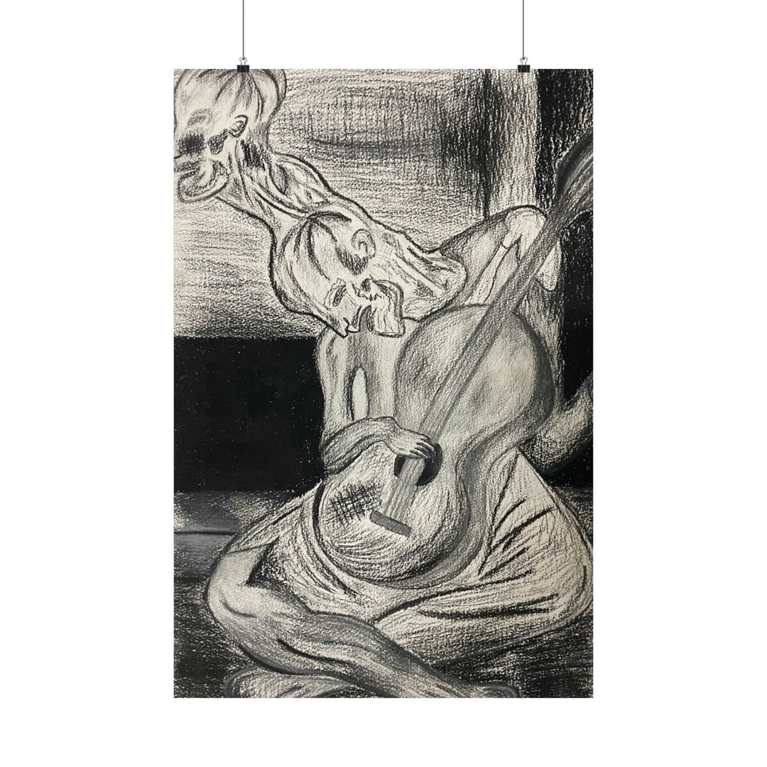 Distorted Figure Poster - Etsy