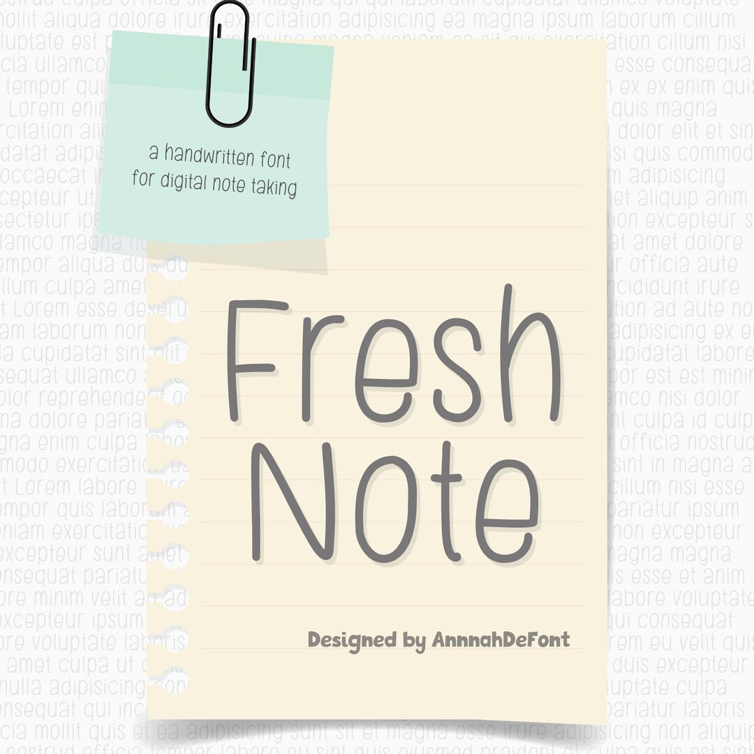 Neat Handwriting Font, Neat Font, iPad Font Goodnotes, Neat Handwritten ...