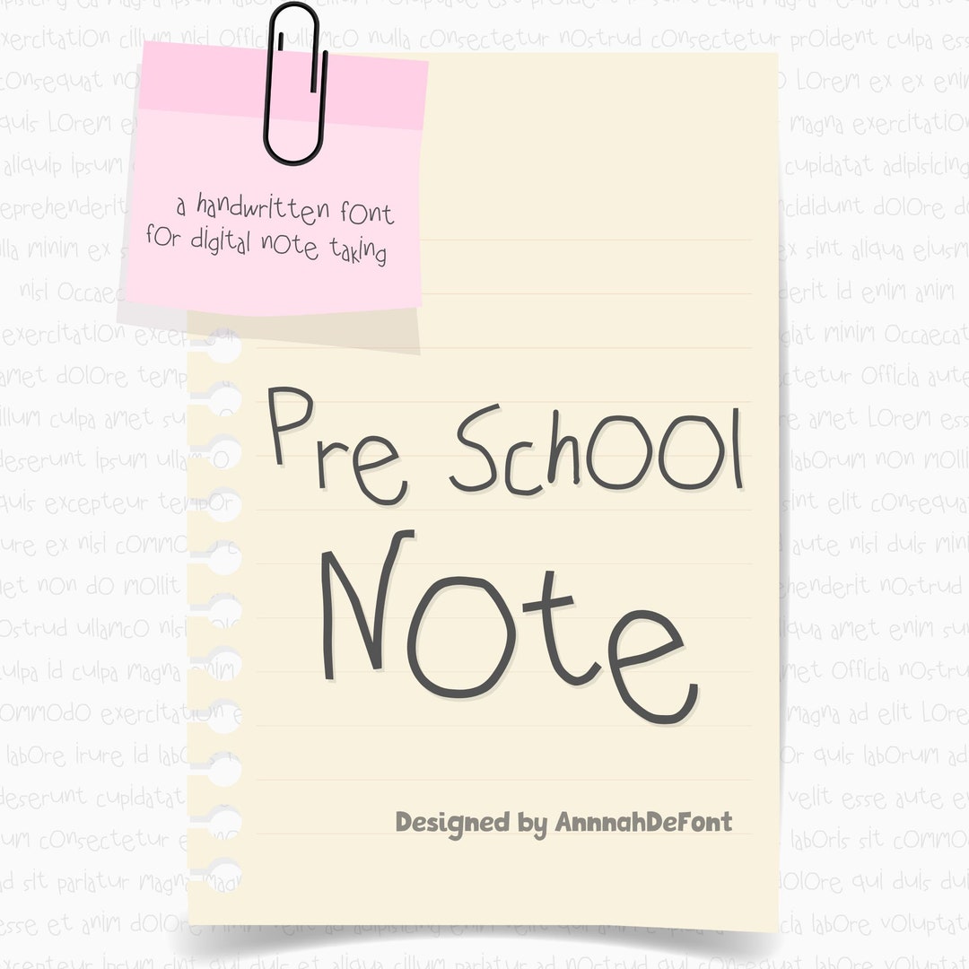 Neat Handwriting Font, Neat Font, iPad Font Goodnotes, Neat Handwritten ...