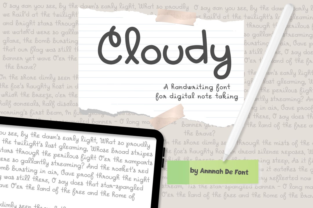 Scribble Neat Handwriting Font Neat Font iPad Font Goodnotes Neat ...