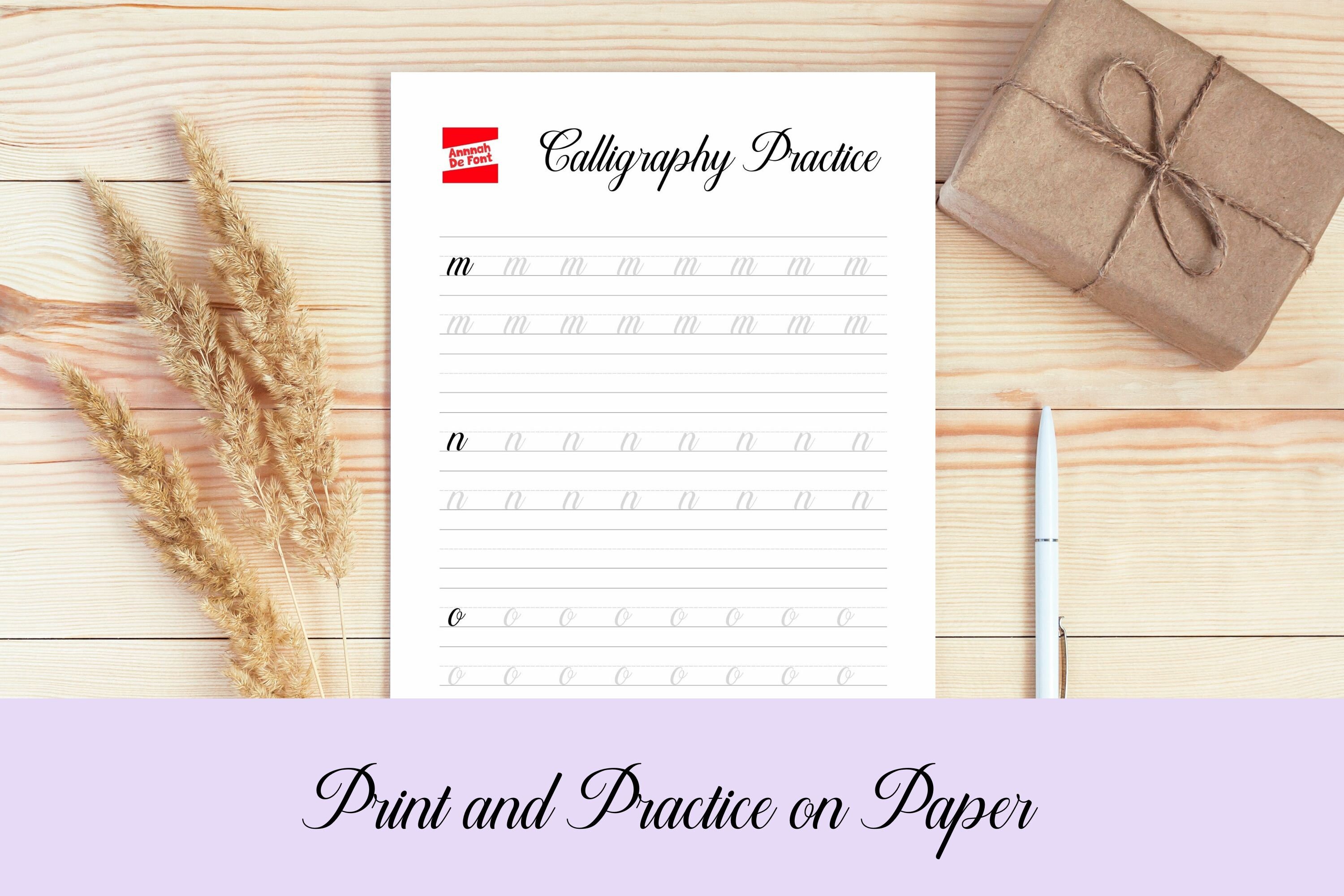 Calligraphy Practice Sheets Templates, Calligraphy Worksheets ...