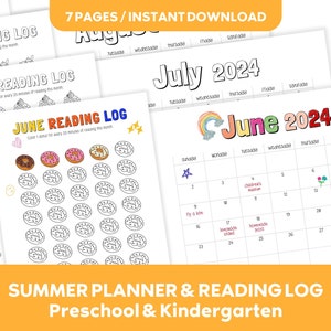 Summer 2024 Calendar Set Including June, July, August Calendars Plan ...