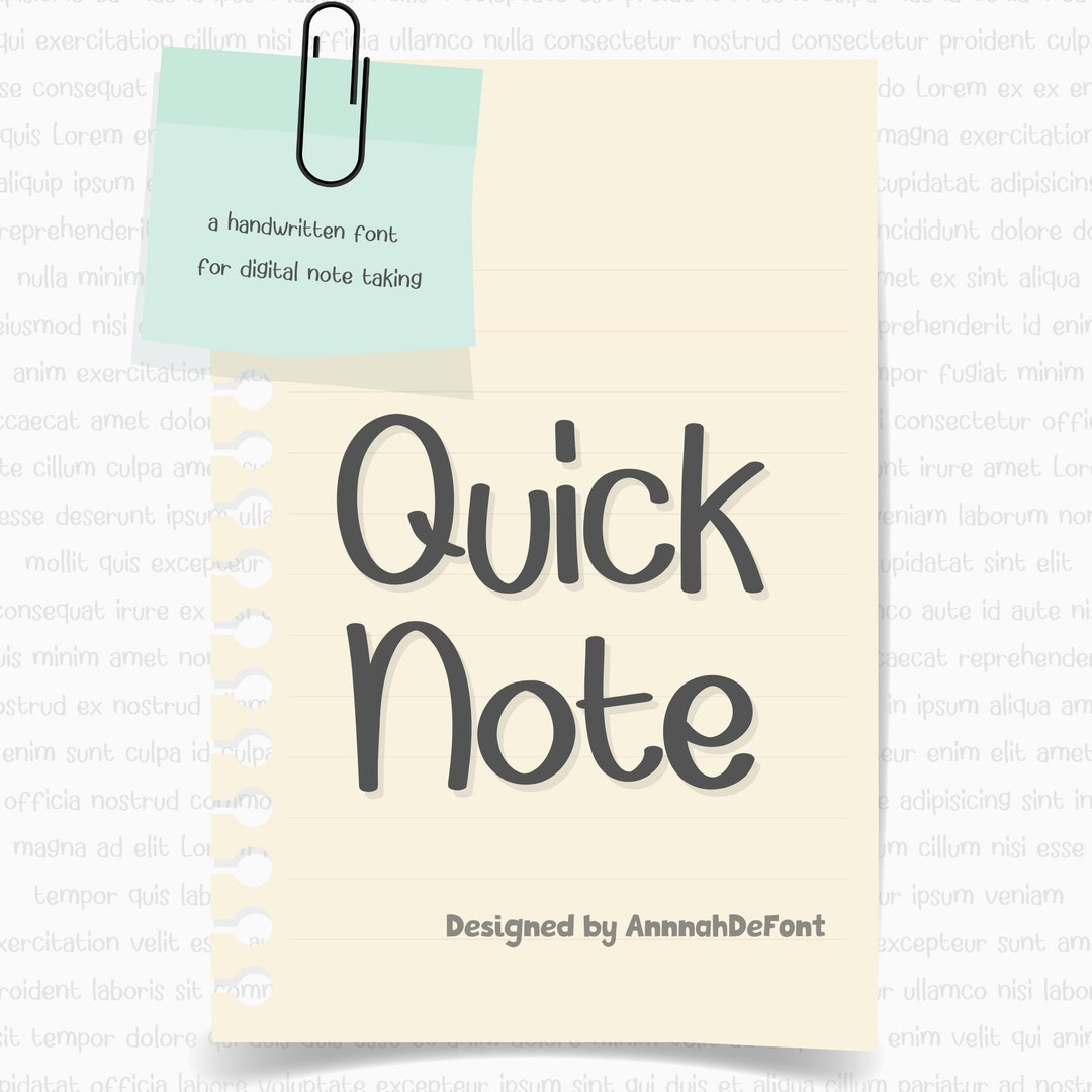 Neat Handwriting Font, Neat Font, iPad Font Goodnotes, Neat Handwritten ...