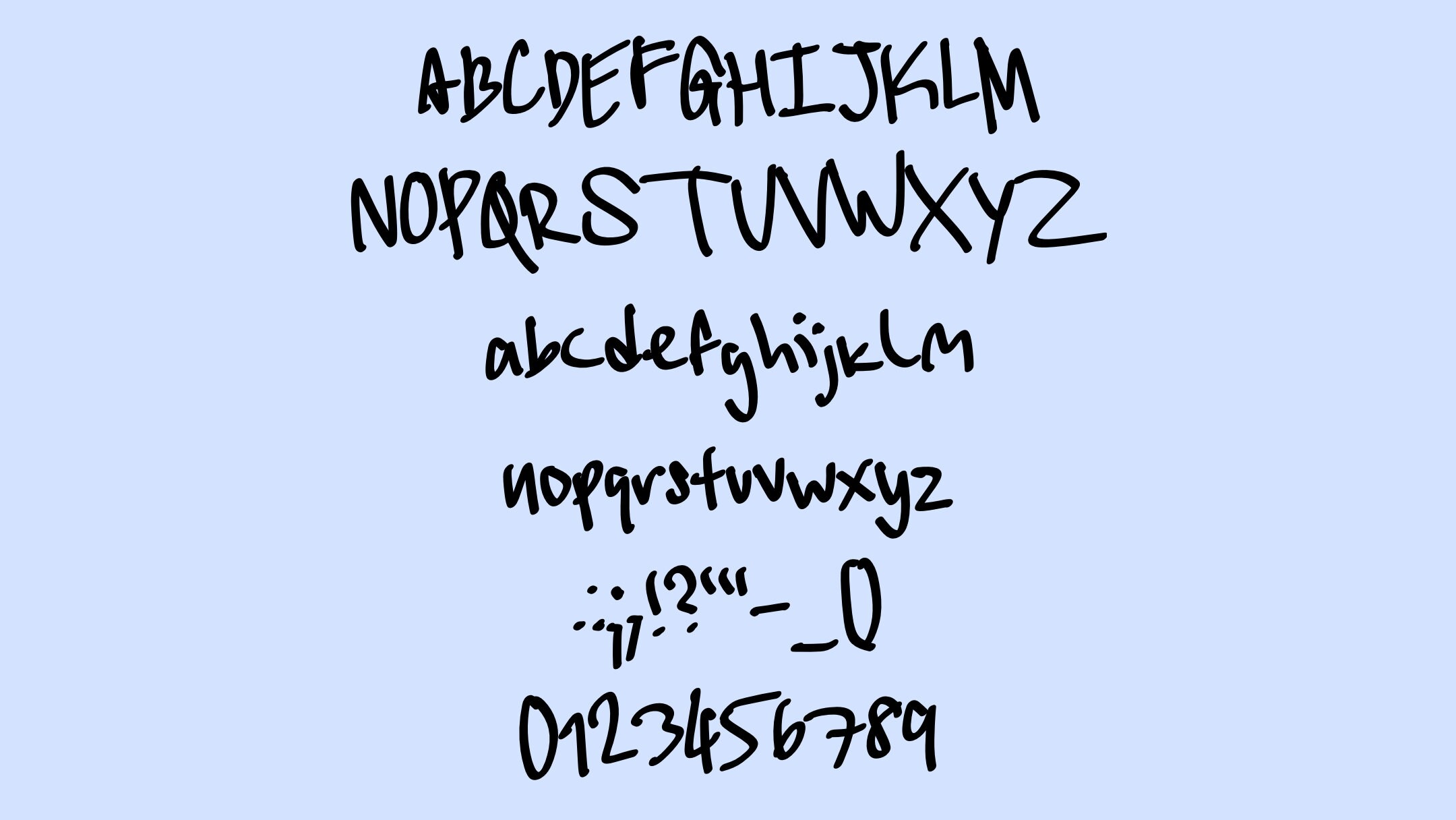 Scribble Handwriting Font, iPad Font Goodnotes, Neat Handwritten Font ...