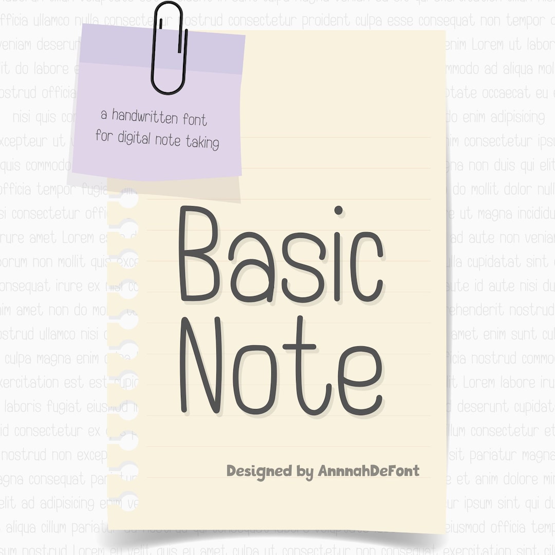 Neat Handwriting Font, Neat Font, iPad Font Goodnotes, Neat Handwritten ...