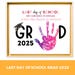 Preschool Graduation Sign, Handprint Art, DIY Kid Craft, 2025 Graduate ...