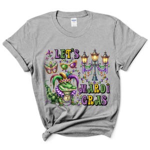 Mardi Gras Alligator Lets Mardi Gras PNG SVG PDF Jpg Digital Download ...