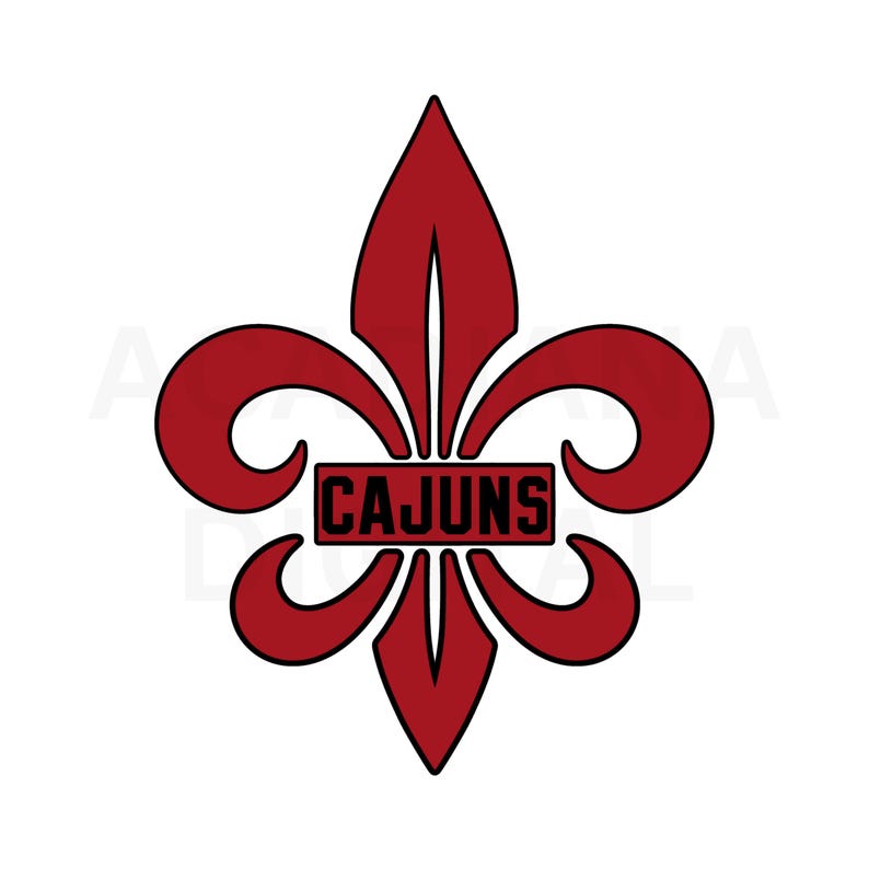 Cajuns Fleur De Lis PNG SVG Jpg Digital Download Graphic Vector ...