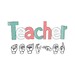 Teacher Sign Language ASL PNG SVG Pdf Jpg Digital Download Sublimation ...