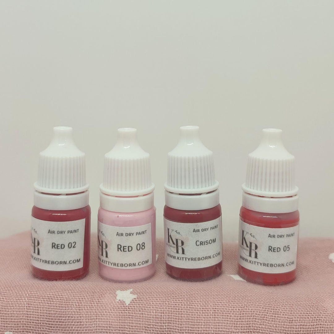 Air Dry Reborn Red Tones Set - Etsy