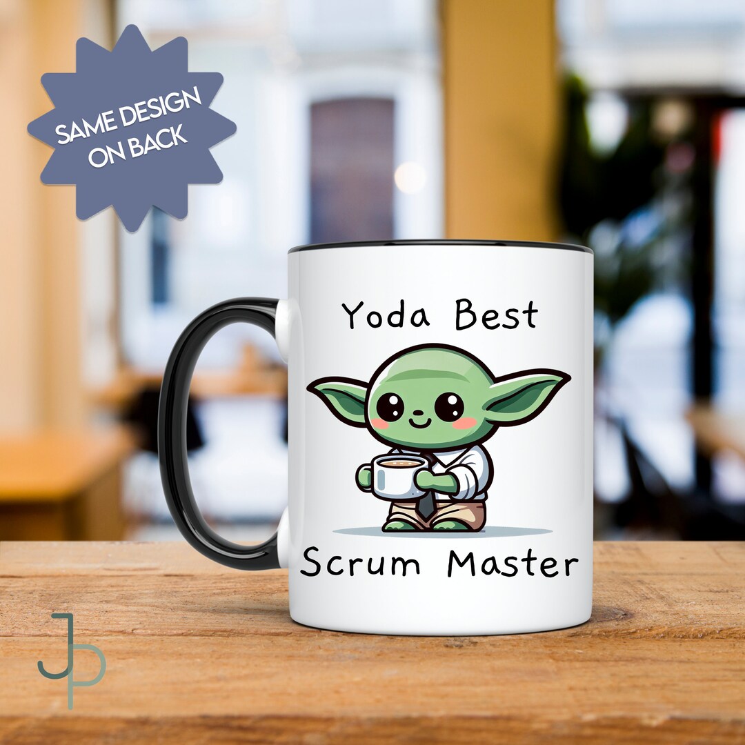 Yoda Best Scrum Master, Star Wars Mug, Star Wars Gift, Agile Gift ...