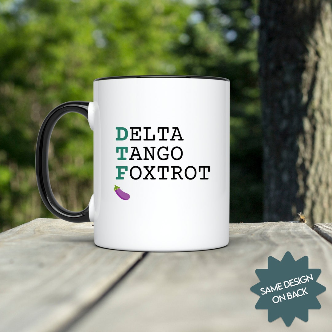DTF Phonetic Mug, Funny Aviation Coffee Mug, HAM Radio Gift - Etsy