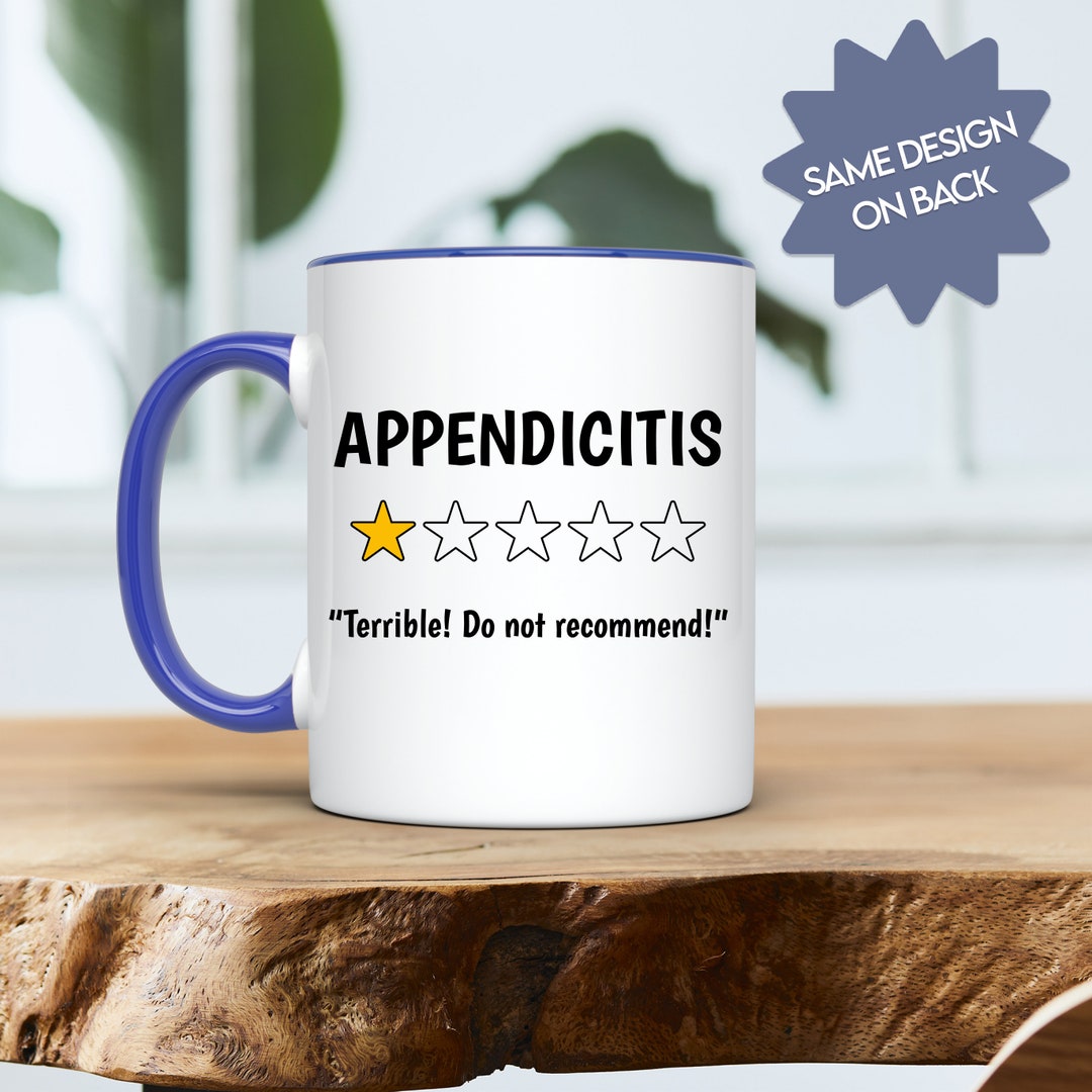 Appendicitis Surgery Mug, Appendix Surgery, Get Well Soon Gift, Gifts ...