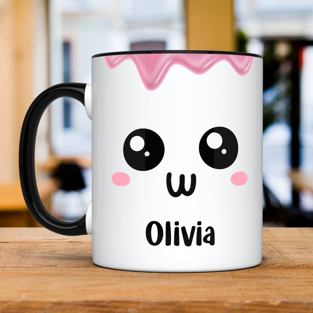 Personalized Hot Chocolate Mug, Hot Chocolate Bomb Mug, Kids Birthday ...