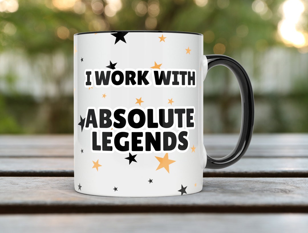 I Work With Absolute Legends, Funny Work Gifts, Funny Work Colleague ...