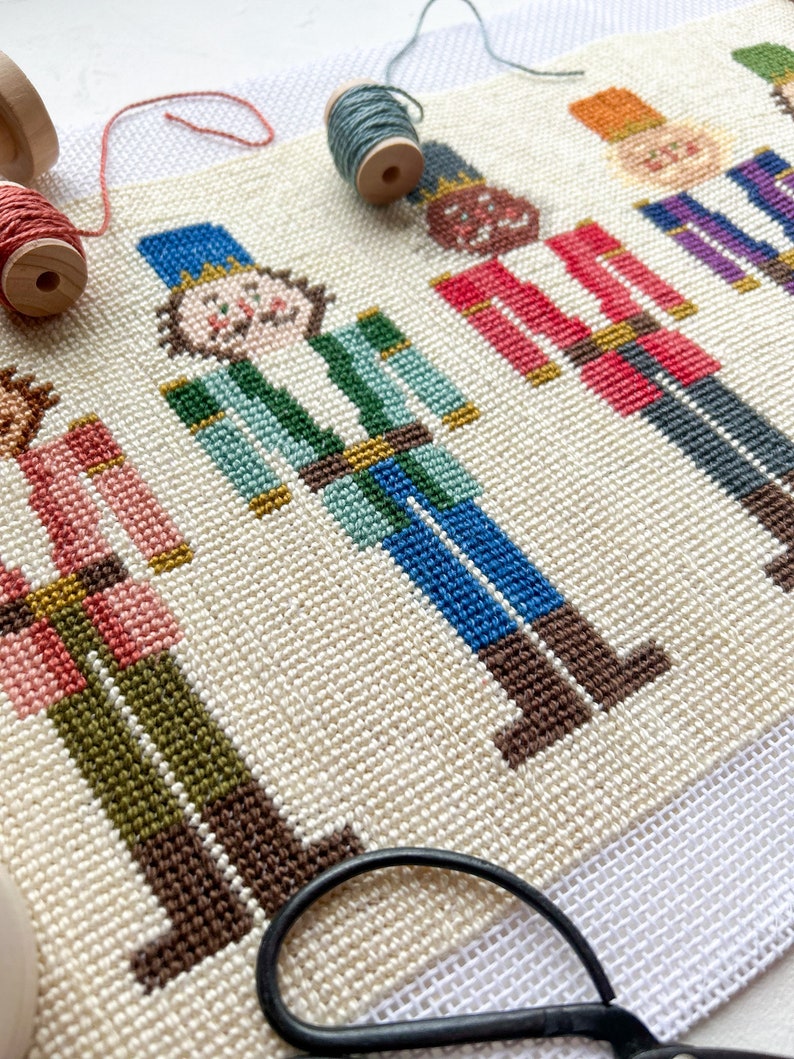 Nutcrackers Needlepoint Chart Digital Needlepoint Pattern PDF - Etsy