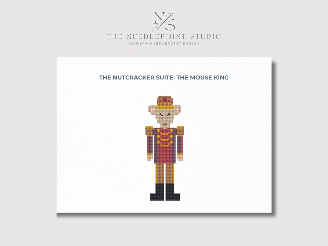 The Nutcracker Suite: the Mouse King | Digital Needlepoint Pattern PDF - Etsy