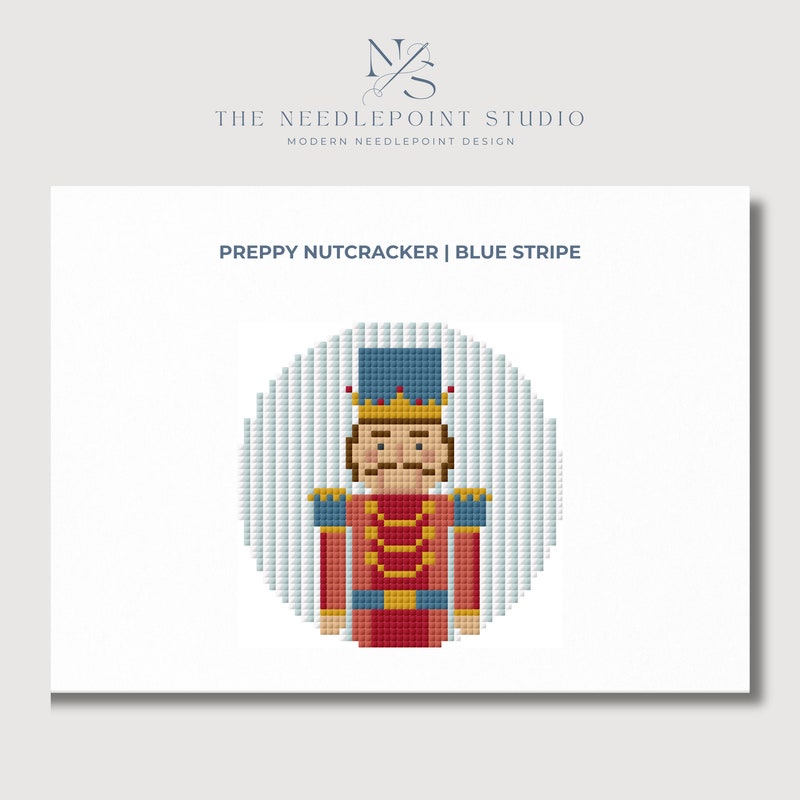 Nutcracker Needlepoint Download - Etsy