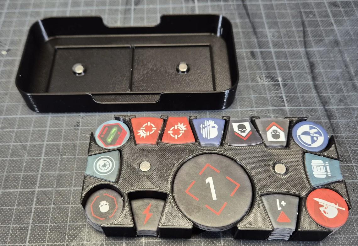 Magnetic Storage Box for Kill Team 2024 Tokens - Portable and Secure ...