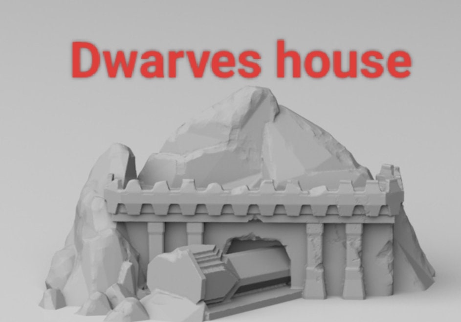 Dwarven Mine Scenery Terrain - Etsy