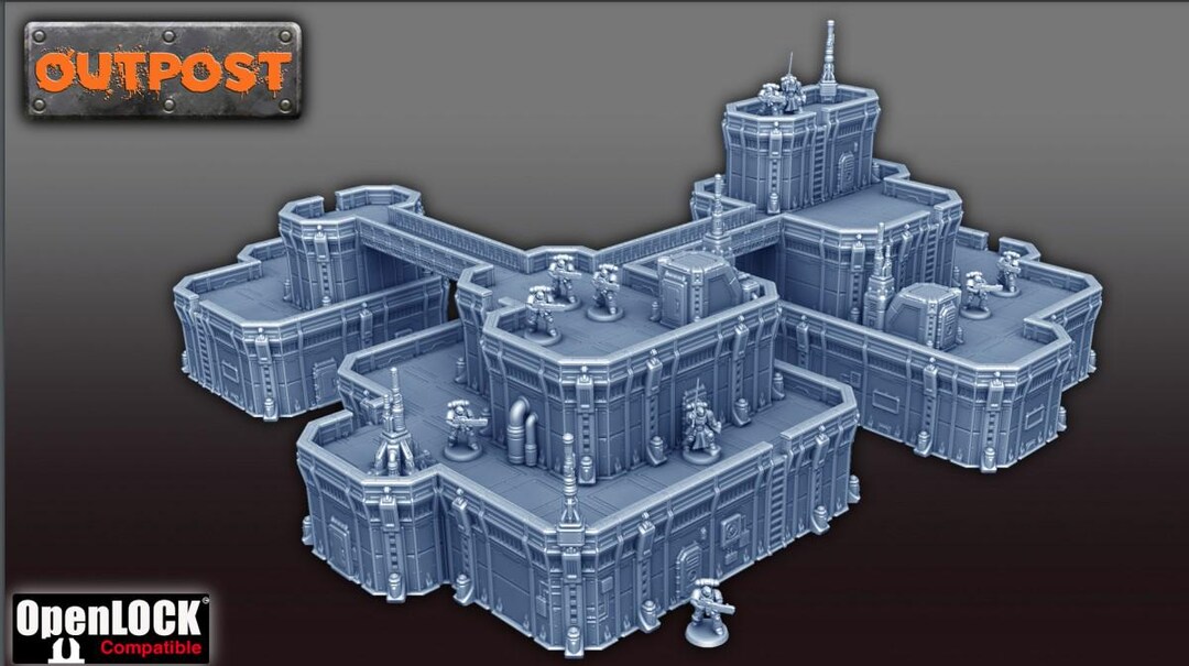 Escenografía Modular Para Warhammer 40k - Modular Terrain for Warhammer ...