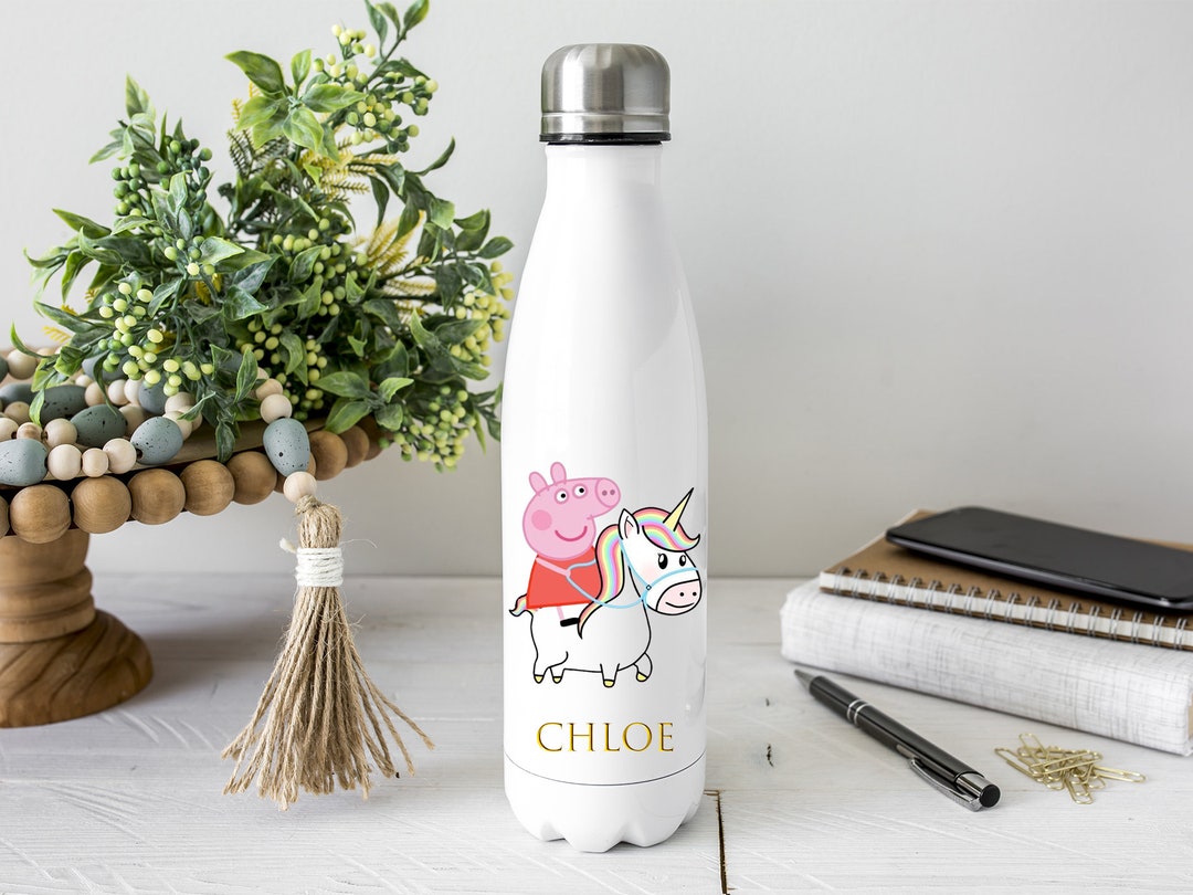 Peppa Pig Personalized Water Bottle, Handmade, Unique Gift ...
