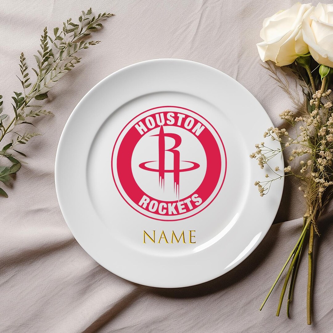Houston Rockets Warriors Plastic Child Polymer Plate, Child ...