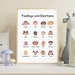 Feelings & Emotions Poster, Montessori Homeschool Decor, Feelings Chart ...