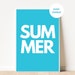 Set of 10 Summer Vibe Printable Fruit Home Decor Coastal Ocean Waves ...