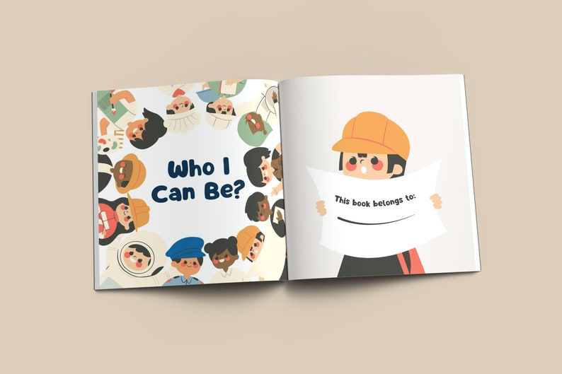 Who I Can Be, Kids Story Book, Printable Story Book for Kindergarten - Etsy