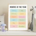 Months of the Year Printable, Educational Posters, Kindergarten Poster ...