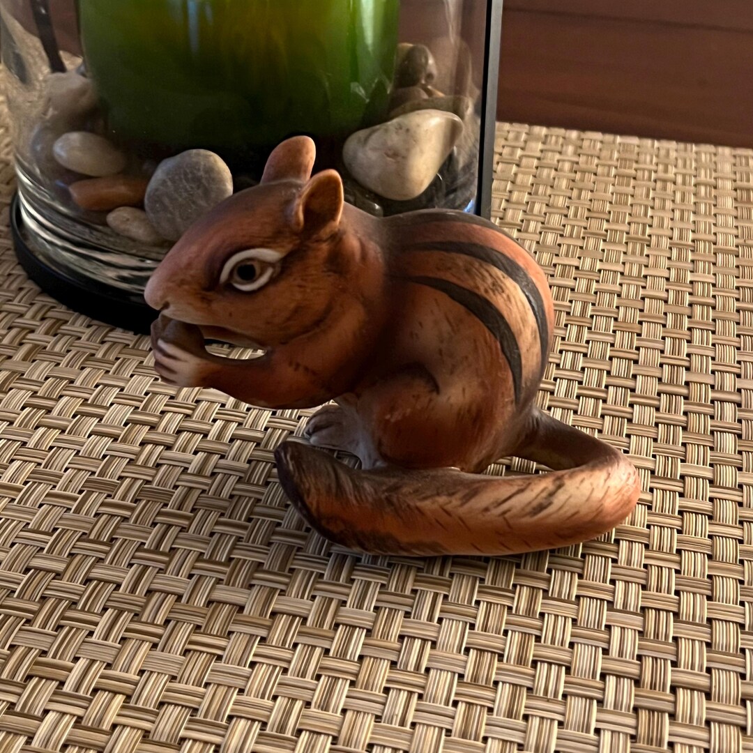 Vtg Chipmunk Figurine, Japan - Etsy