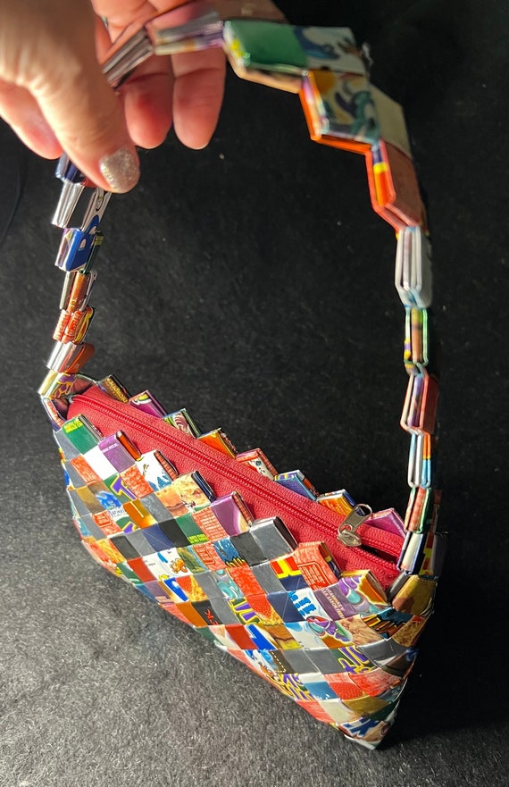 Vintage purse candy wrapper - Gem