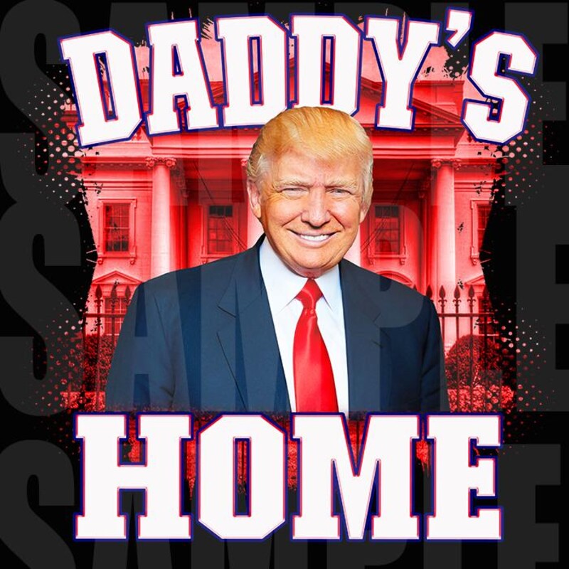 Trump Daddys Home Flag - Etsy