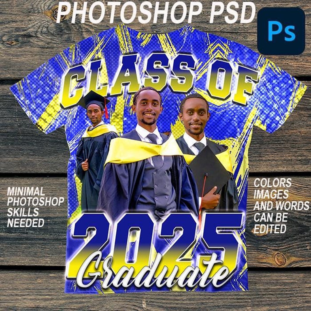 Class of 2025 Graduation Template: Senior Design PSD (digital Download ...