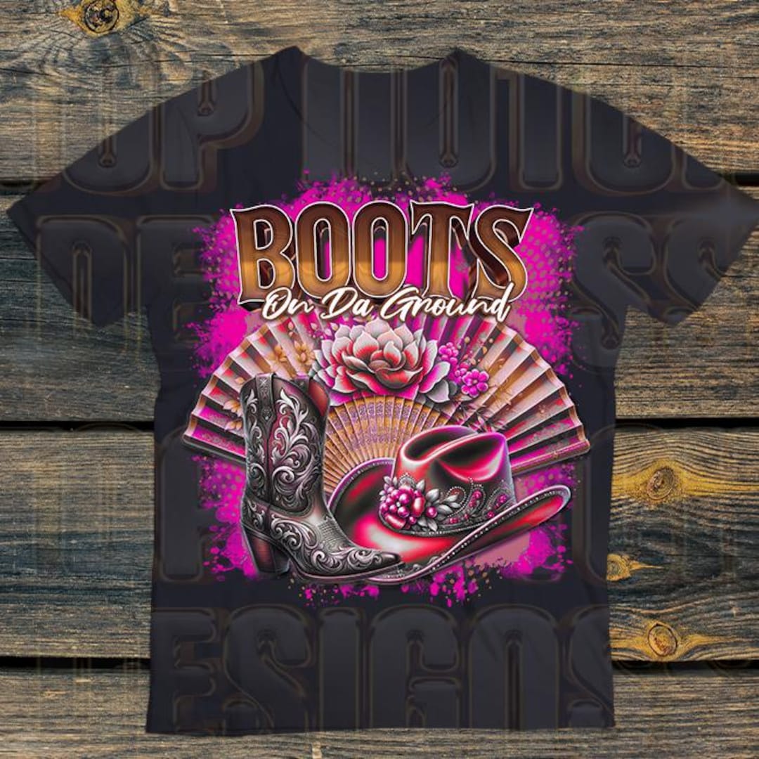 Boots on the Ground Tshirt Line Dancing Tshirt Where Them Fans at ...
