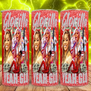 Glorilla Rapper PNG: 20oz Tumbler Sublimation Design (digital Download ...