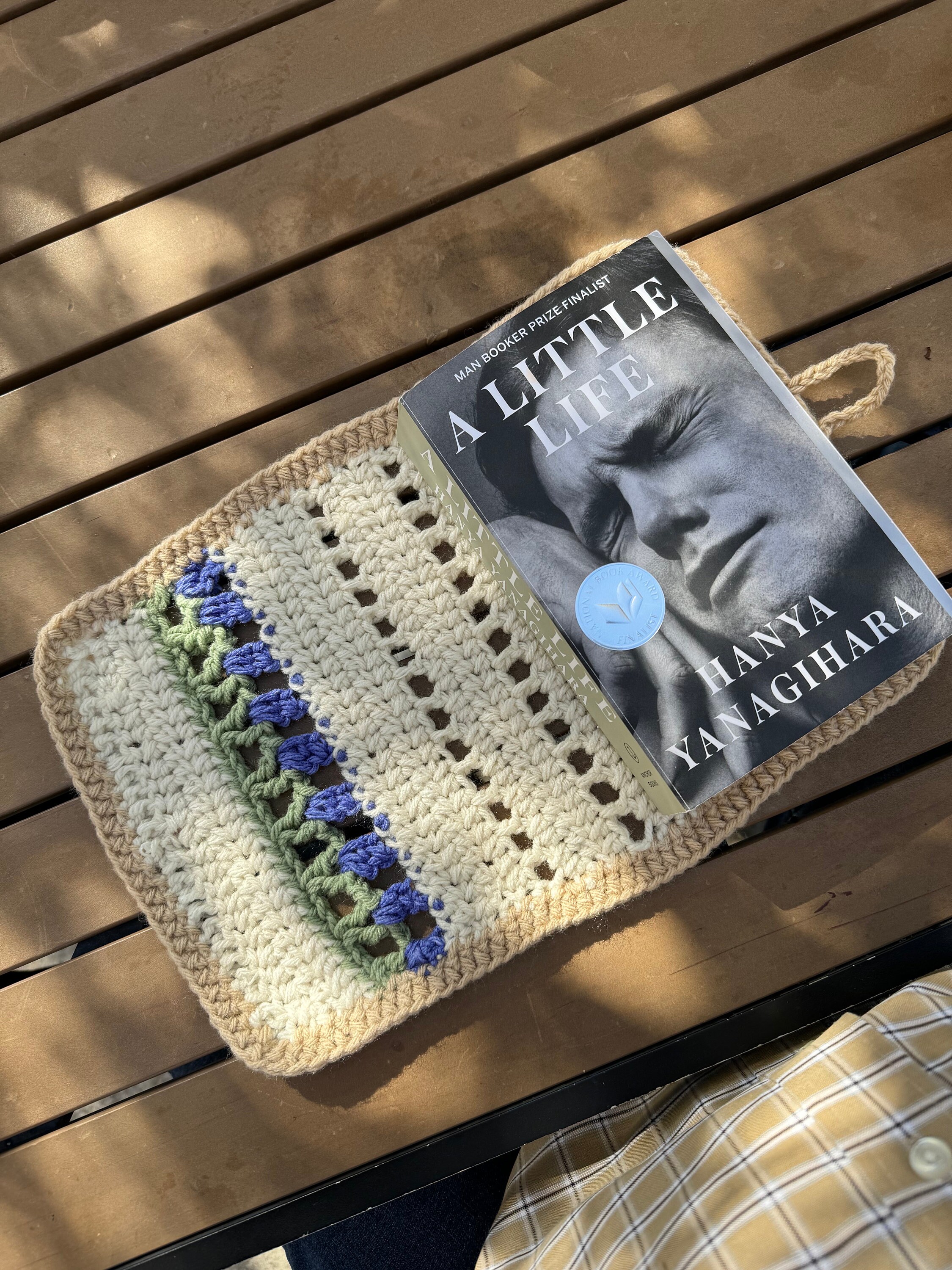 Crochet Book Cover - Flower Field - Etsy