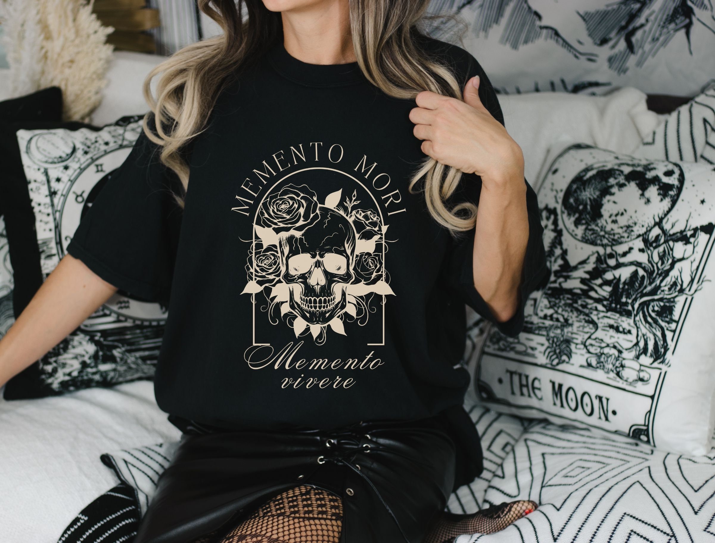 Memento Mori Death Shirt Skull Sweatshirt Momento Mori Dark Academia ...